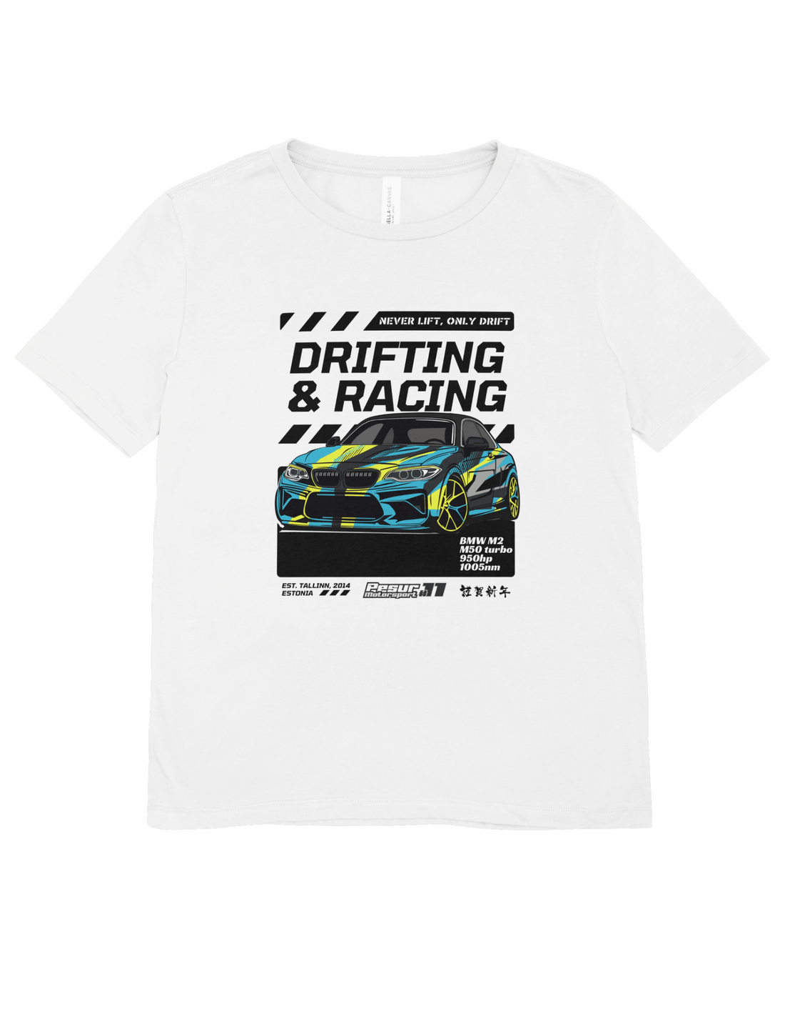 Kids T-shirt “Drifting & Racing” – Pesur Motorsport
